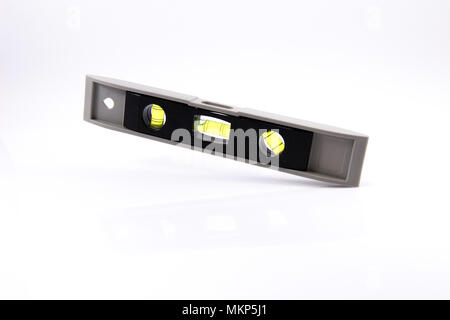 Tubular spirit level isolated on white background Stock Photo - Alamy