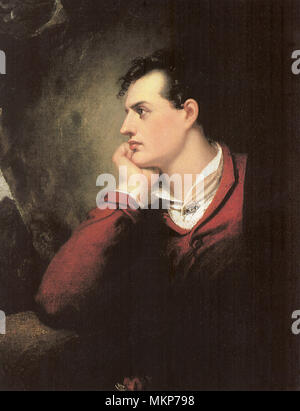 Portrait of Lord Byron by Richard Westall, oil on canvas, 1813. George Gordon Byron, 6th Baron ...