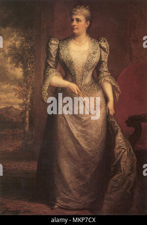 Caroline Harrison, First Lady Stock Photo - Alamy