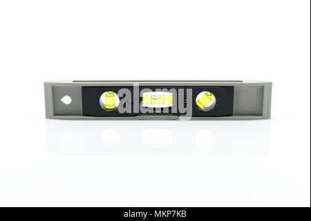 Tubular spirit level isolated on white background Stock Photo - Alamy