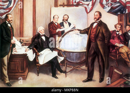 Alaska Purchase, 1867 Stock Photo - Alamy