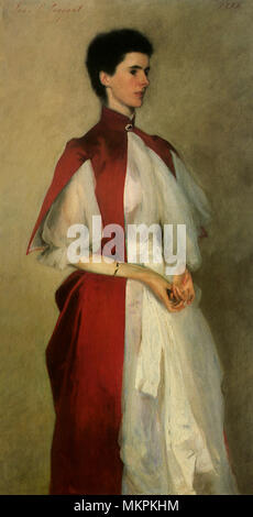 Sargent John Singer - Mrs Robert Harrison Stock Photo - Alamy