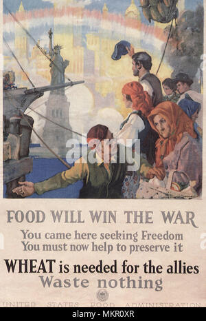 Food Will Win the War Stock Photo - Alamy