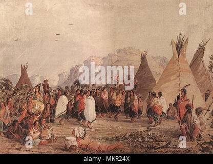 Sioux Indian Scalp Dance Stock Photo - Alamy