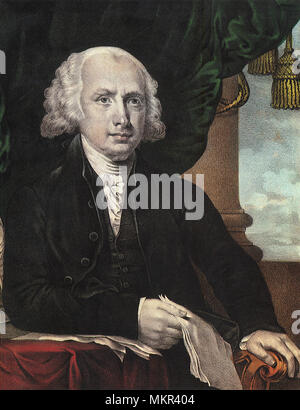 A portrait of James Madison, fourth President of the United States. The ...