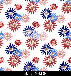 Flowers seamless background clipart banner design. Floral seamless ...