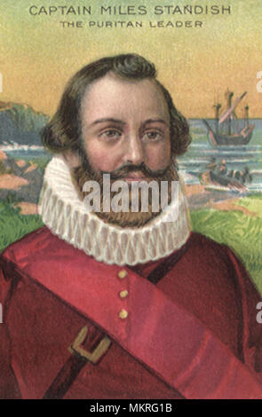 Captain Miles Standish Stock Photo - Alamy