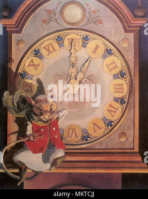 Hickory, Dickory, Dock, The mouse ran up the clock, The clock struck ...