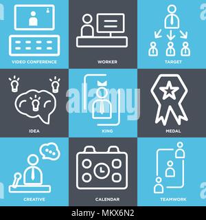 King bulb idea icons set vector color Stock Vector Image & Art - Alamy
