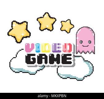 Videogame pixel cartoons Stock Vector Image & Art - Alamy