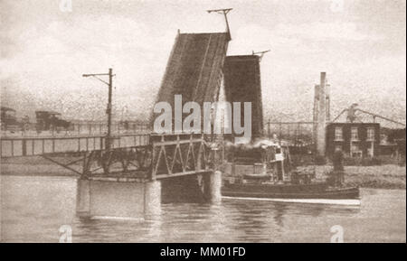 Sagamore Bridge over the Cape Cod Canal, Bourne, Barnstable County ...