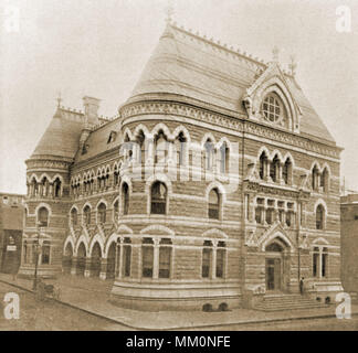 Post office, Fall River, Mass. , Post offices, Tichnor Brothers ...