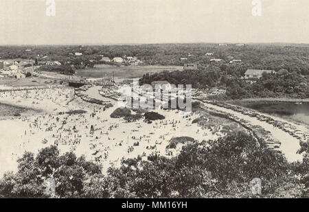 Old Silver Beach, Falmouth, Mass. , Beaches, Tichnor Brothers ...