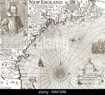 John Smith's Map of New England, 1616. John Smith was the first ...