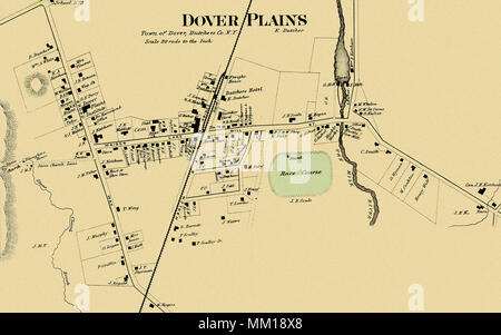 Map of Dover. 1867 Stock Photo - Alamy
