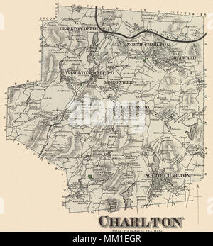 Map of Charlton Depot. Charlton. 1870 Stock Photo - Alamy