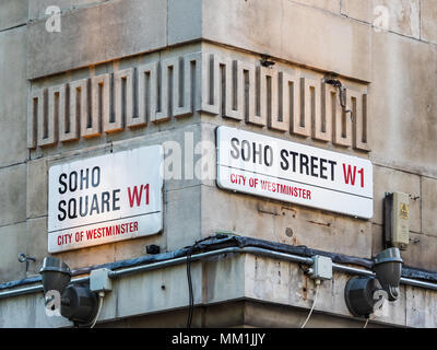 Soho Street Signs Series - Soho Street and Soho Square - London's Soho ...