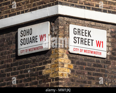 Soho Street Signs Series - Greek Street / Greek St - London's Soho ...