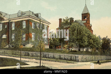 Moses Taylor Hospital, Scranton, Pa., between 1900 and 1906 Stock Photo ...