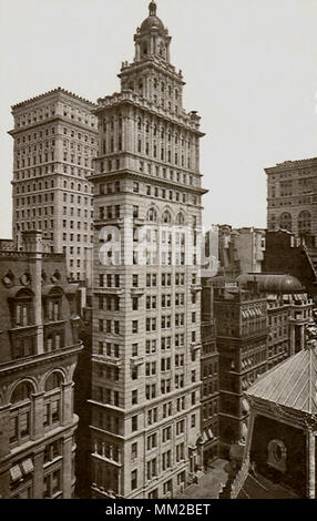 Gillender Building, New York City, c. 1900 Stock Photo - Alamy