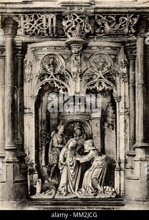Vierge Chapel at Brou Church. Bourg. 1910 Stock Photo - Alamy