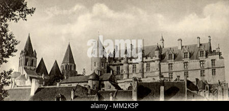 Castle of Loches, France Stock Photo - Alamy