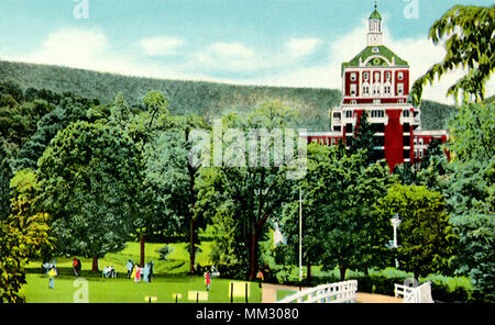 The Homestead, Hot Springs, Virginia. Tower exterior. Gottscho ...