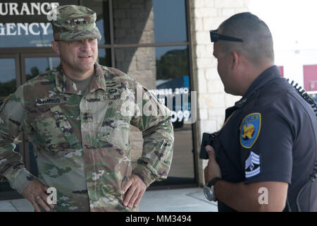 Maj. Gen. Brian Harris (Center), commanding general of Joint Task Force ...