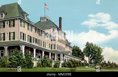 Hotel Ausable Chasm Stock Photo - Alamy
