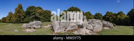 Rock climbing. High Rocks Tunbridge Wells, Kent Stock Photo - Alamy