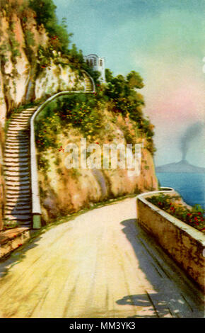 Old Steps to Capri. 1940 Stock Photo - Alamy