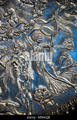London. England. British Museum. The Mildenhall Great Dish, aka Neptune ...
