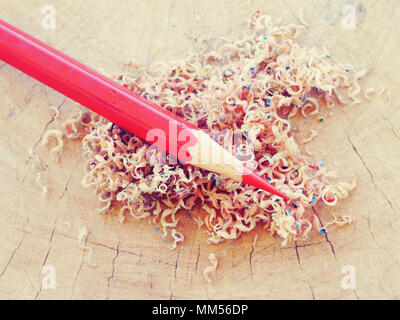 Color pencils old retro vintage style Stock Photo - Alamy