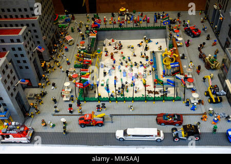 LEGO Toy Store, Rockefeller center, 2021, NYC, USA Stock Photo - Alamy