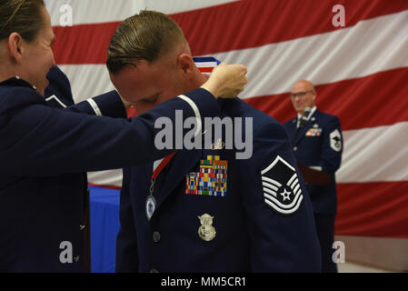Airmen are inducted into the SNCO corps during a ceremony at West Point ...