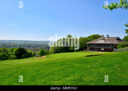 Shirehampton Park Golf Clubhouse and green on the north west of Bristol ...