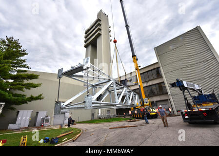 The new 88th Communications Squadron Land Mobile Radio Antenna is ...