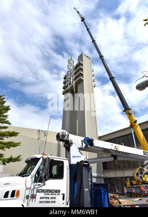 The new 88th Communications Squadron Land Mobile Radio Antenna tower ...