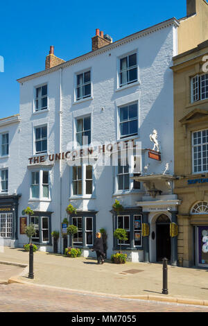 The Unicorn Hotel, Market place, Ripon, North Yorkshire, England, UK ...