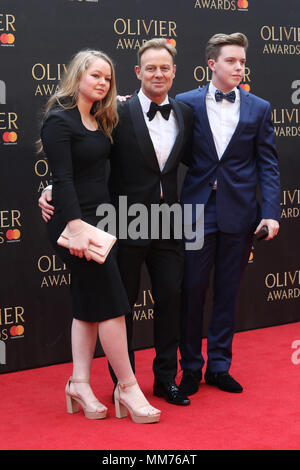 Zac Donovan, Jason Donovan and Jemma Donovan at the Olivier Awards 2018 ...