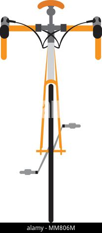 Bicycle front view Stock Vector Image & Art - Alamy