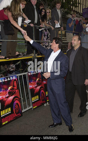 SYLVESTER STALLONE in DRIVEN (2001), directed by RENNY HARLIN ...
