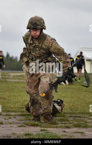 U.S. Army Sgt. John Messick with Company A, 1st Battalion, 8th Infantry ...