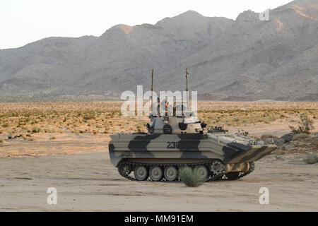 FORT IRWIN, Calif. – An OPFOR Surrogate Vehicle from Blackjack Troop ...
