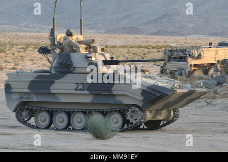 FORT IRWIN, Calif. – An OPFOR Surrogate Vehicle from Blackjack Troop ...