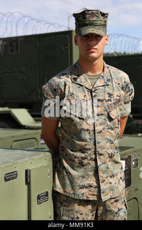 Pfc. Coy Heath of Marine Corps Forces, Marine Special Operations ...