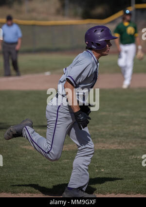 Baseball action with Shasta vs. Red Bluff High School in Red Bluff ...