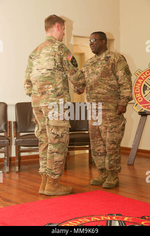 The 40th Chief of Ordnance, Brig. Gen. David Wilson, gives a speech to ...