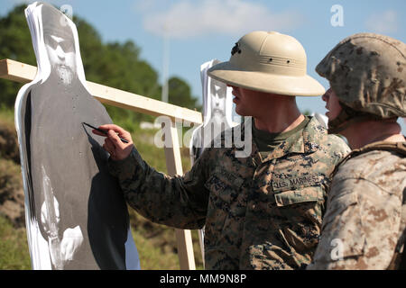 U.S. Marine Corps Cpl. Tanner Hughes, an assaultman with Battalion ...
