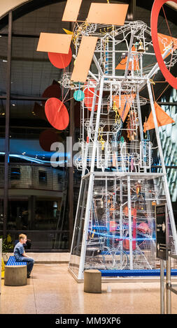 AudioKinetic Sculpture by George Rhoads entitled "Archimedean ...